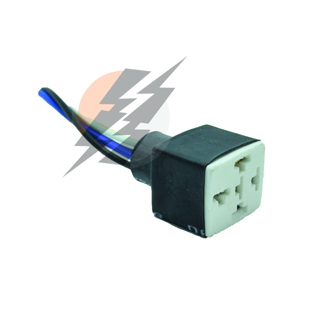 CONECTOR CERAMICA PARA RELEVADOR (RELAY) UNIVERSAL 4 Y 5 TERM.
